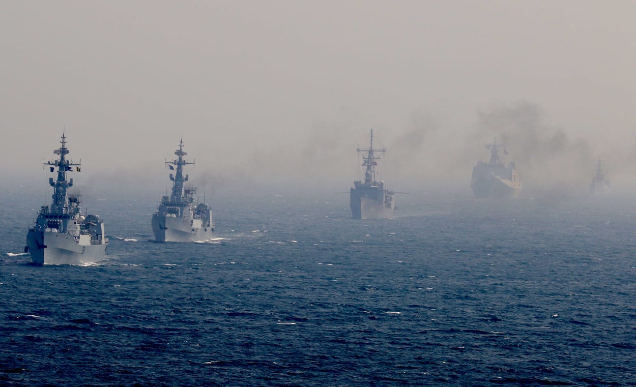 Pakistan concludes 45-nation naval exercise in the Arabian Sea | Arab ...