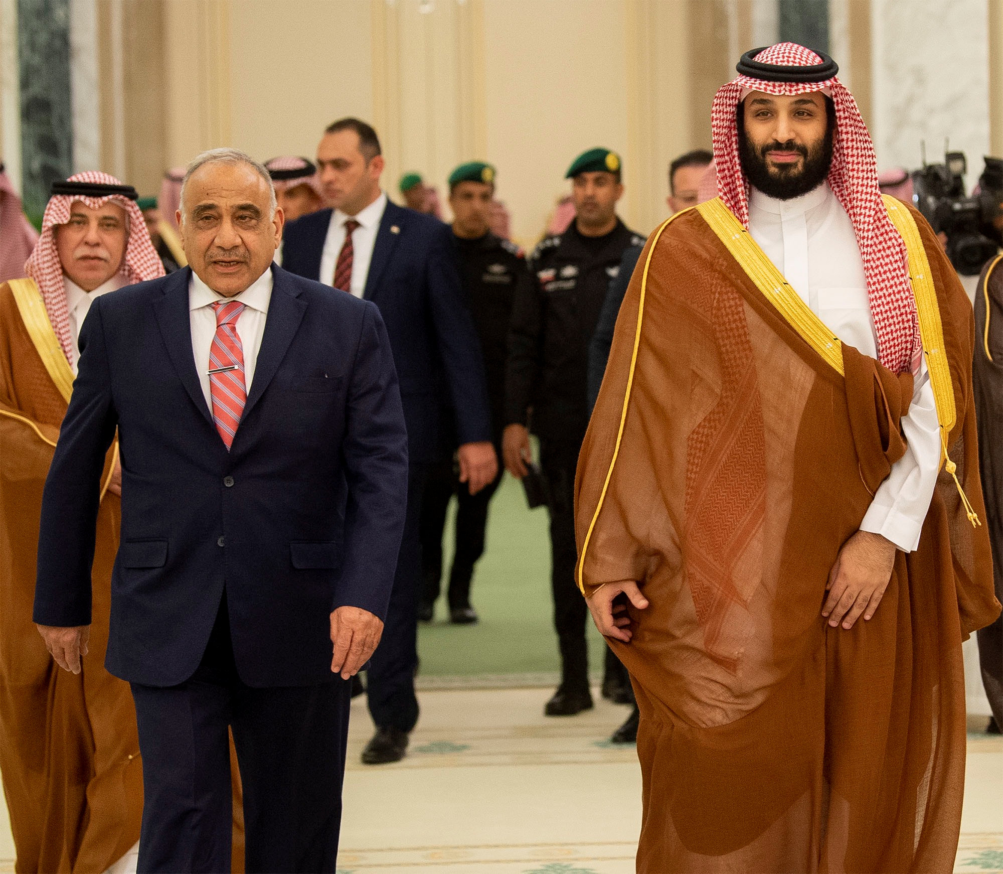 Iraq and Saudi Arabia sign agreements as King Salman meets PM Abdul ...
