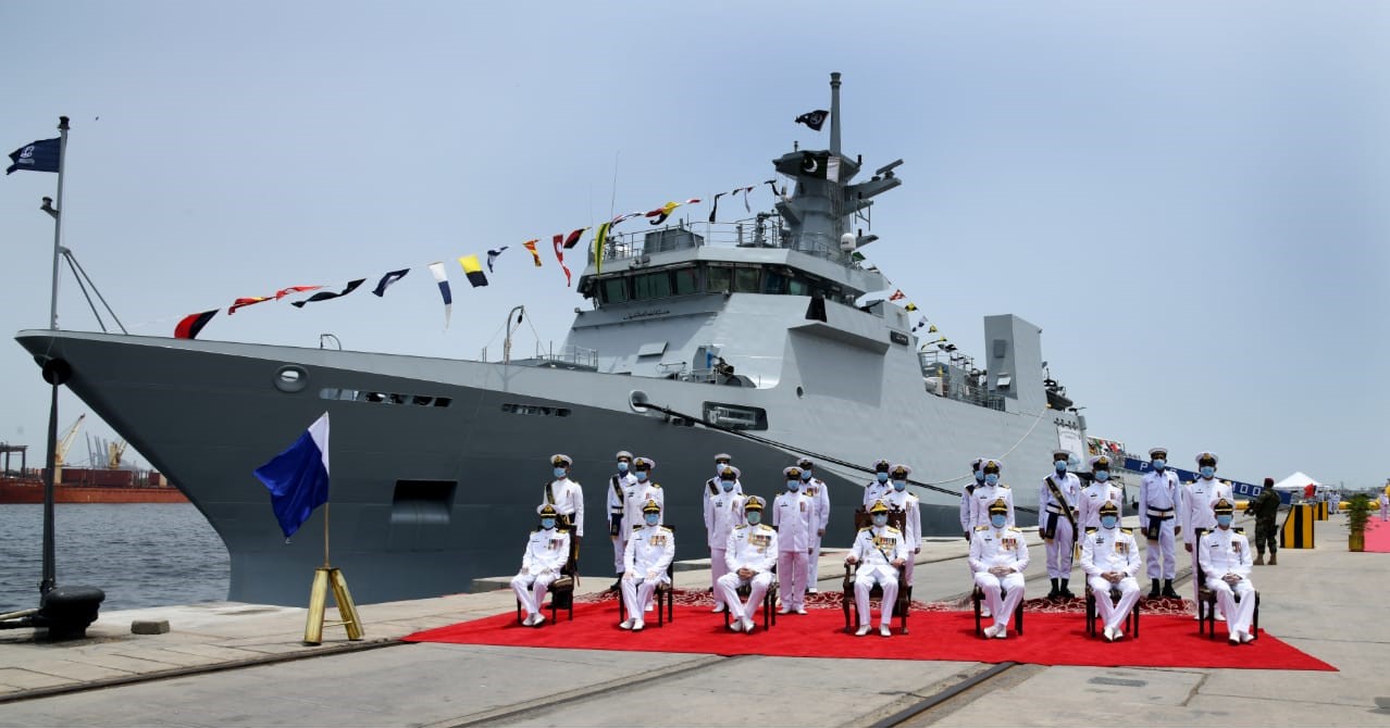 ‘Important milestone’ as Corvette warship inducted into Pakistan Navy ...