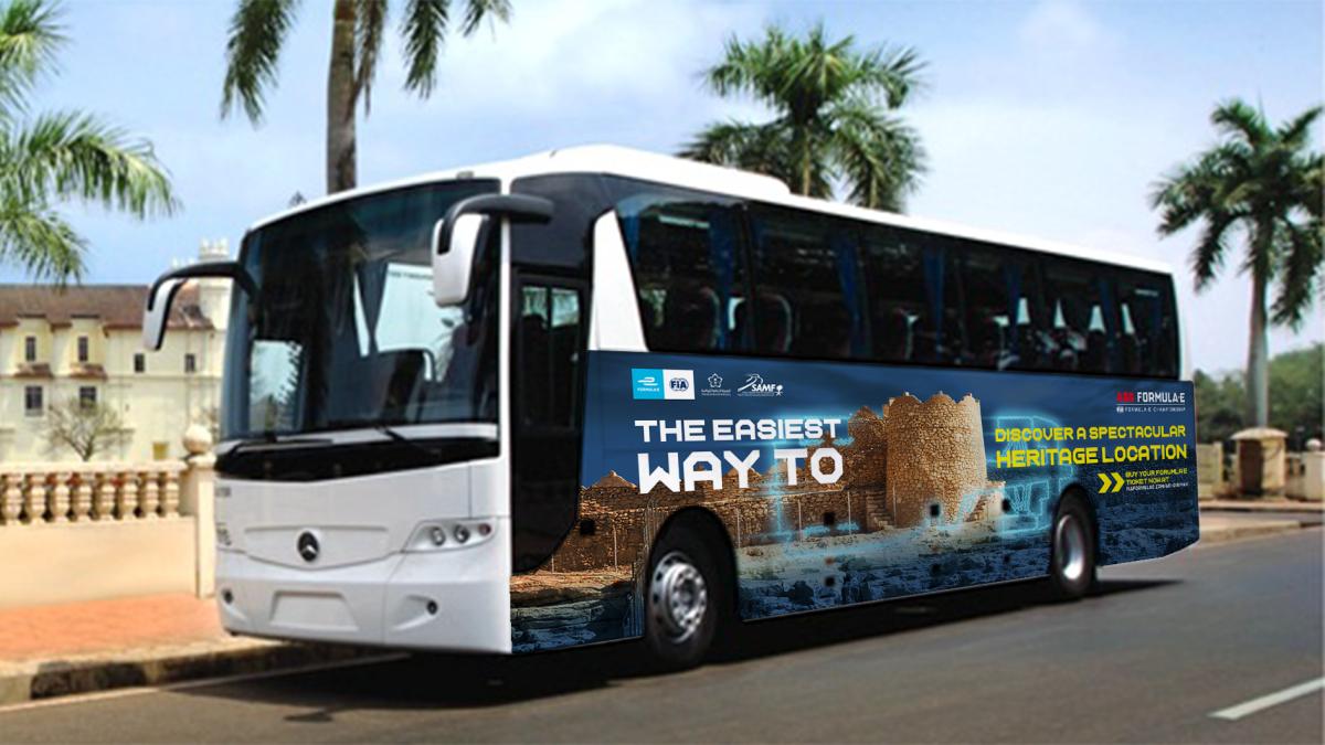 Huge free bus service to speed fans to the 2018 Saudia Ad Diriyah E ...