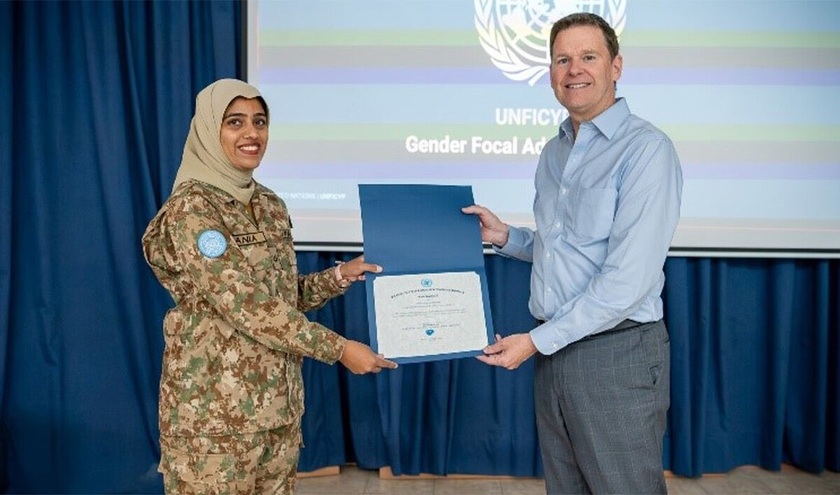Meet Major Sania Safdar, Pakistani peacekeeper recognized by UN for ...