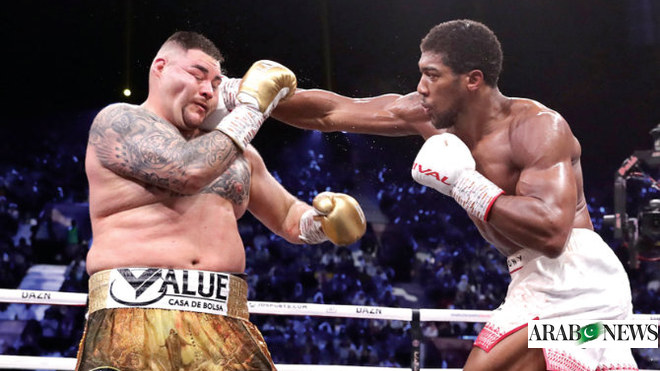 Joshua could fight without fans in first title defense | Arab News PK