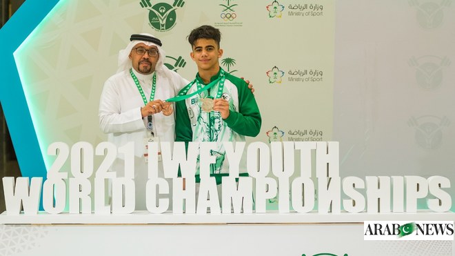 Saudi weightlifter Ali Majed wins bronze at 2021 IWF Youth World Cup ...