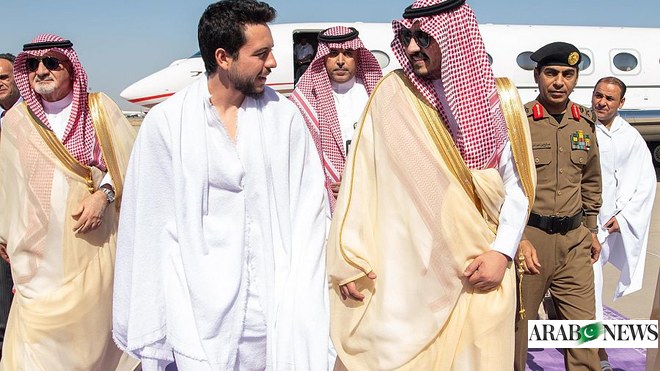 Jordan’s crown prince arrives in Saudi Arabia | Arab News PK