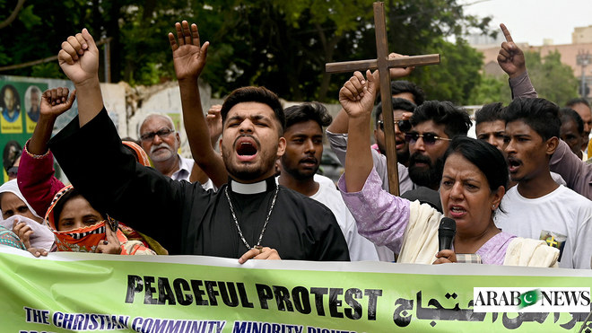 Dozens rally in Pakistan after Christian man is sentenced to death for ...