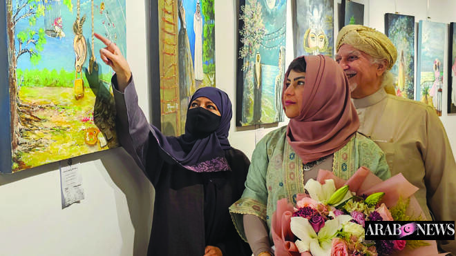 Deaf artist breaks barriers with solo debut in Jeddah | Arab News PK