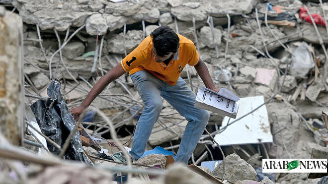 Death toll from Pakistan building collapse climbs to 27 | Arab News PK