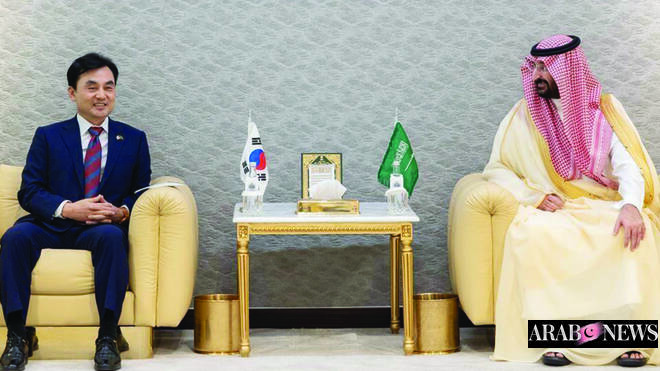 National Guard Minister receives Korea’s minister in Riyadh | Arab News PK