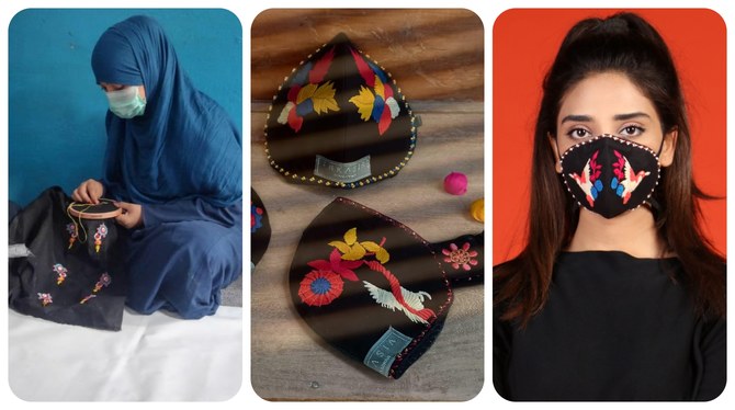 Pakistani fashion brand gives mask-making lifeline to Afghan refugee ...