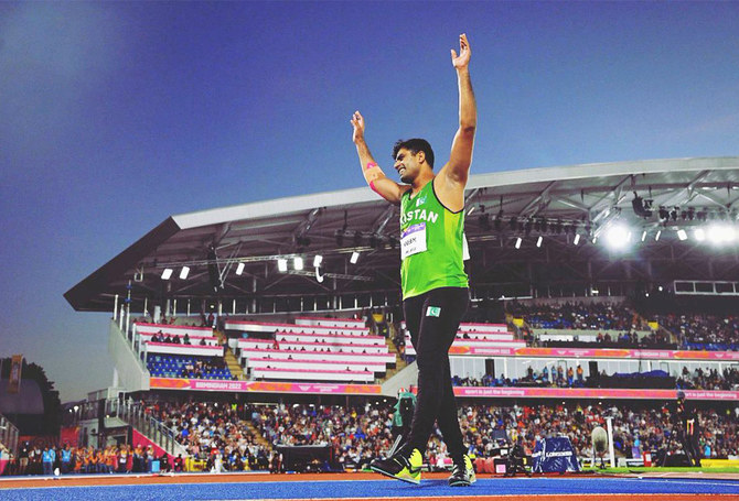 Javelin athlete Arshad Nadeem wins gold for Pakistan at Islamic ...