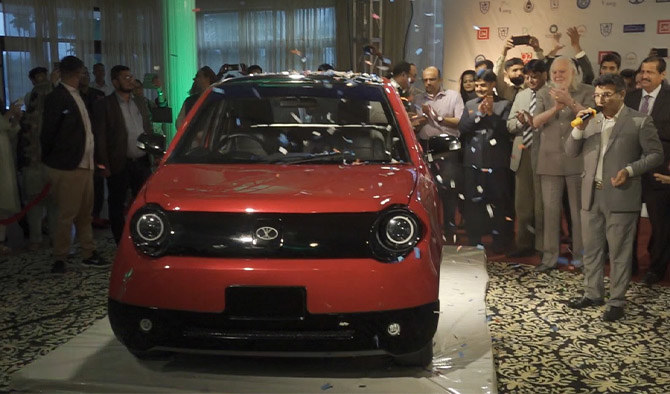Prototype of Pakistan’s first indigenous electric vehicle launched on ...