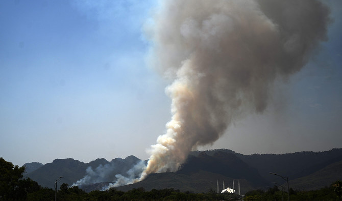 Forest fires in Islamabad’s Margalla Hills caused by ‘mischief ...