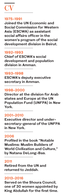 Motherly advice from Dr. Thoraya Obaid, the first Saudi to head a UN ...