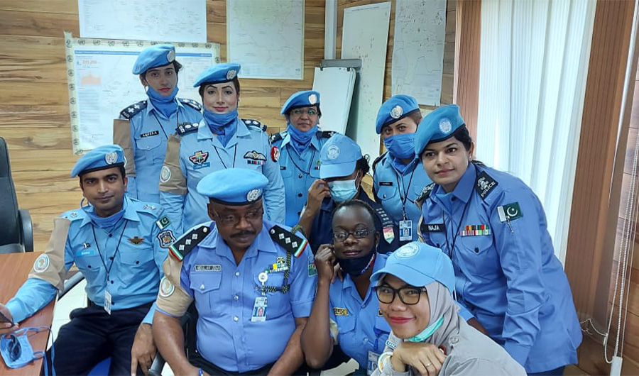 Woman cop is first from Pakistan's northwest on UN peacekeeping mission ...