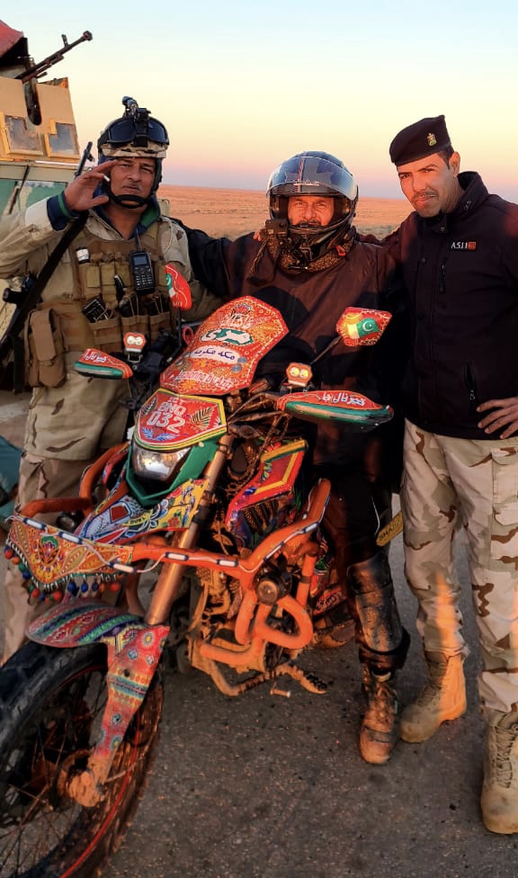 Pakistani adventurer paints bike with truck art to project country’s ...